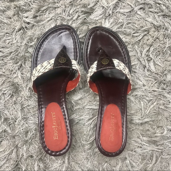 Eric Javits | Shoes | Eric Javits Logo Thong Sandal | Poshmark